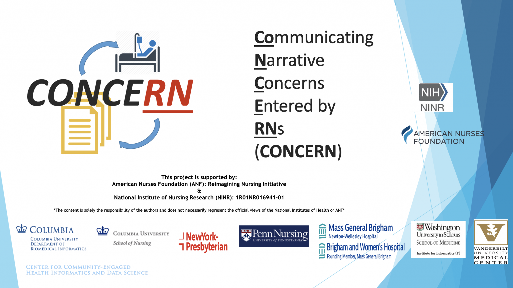 CONCERN Study - Columbia DBMI